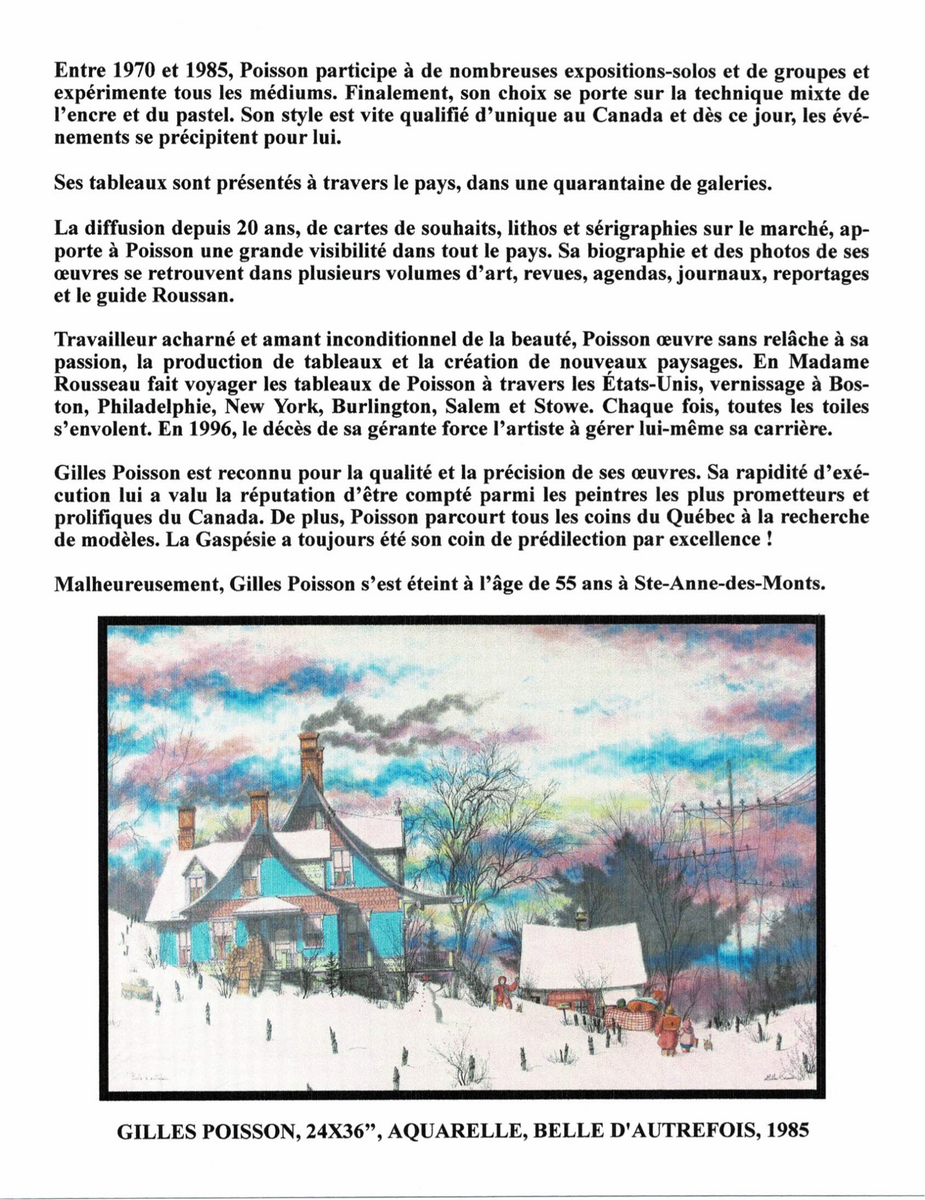 FISH GILLES, 1951-2006 (ÉBAM / ANH / CND) – Galerie 1001
